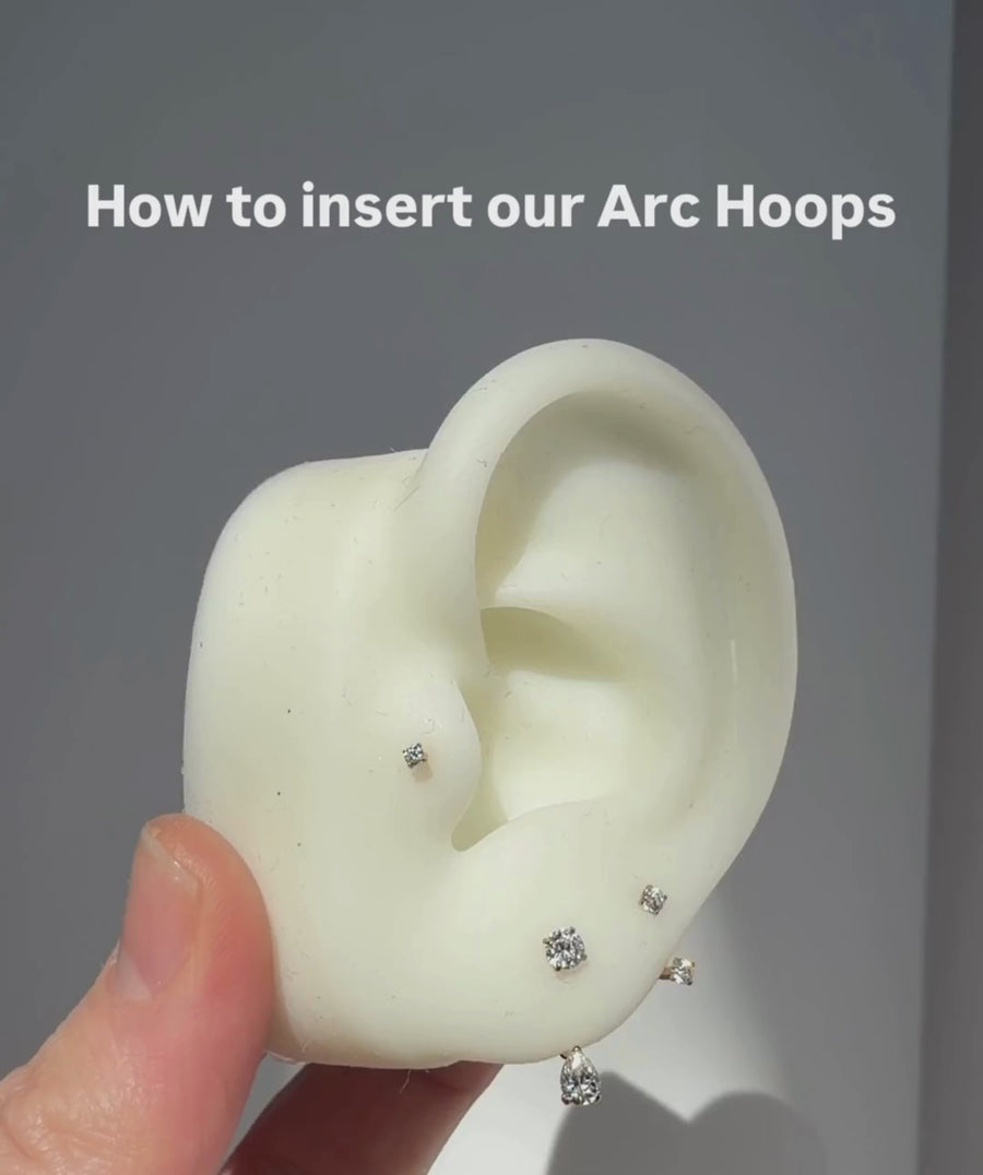 Arc Hoop Earrings – Shop Aiti